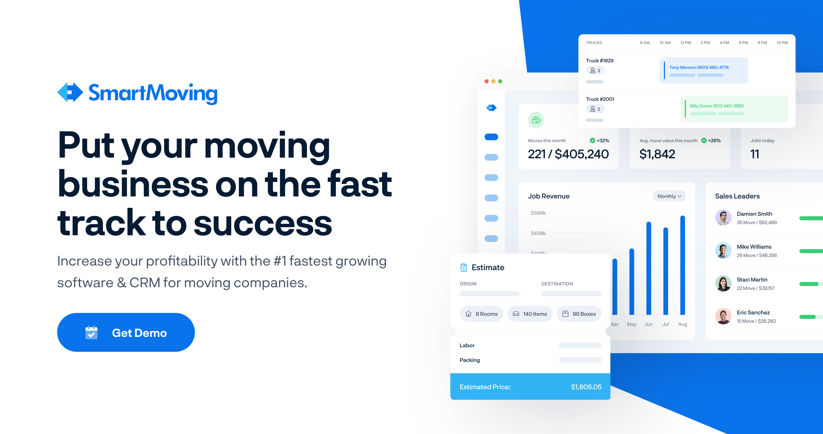 Why Choose SmartMoving for Your Moving Company Software?